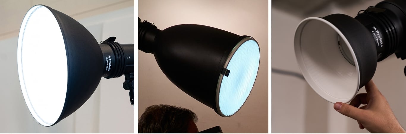 How to shape hard light with the Profoto Hard Reflectors White - Profoto